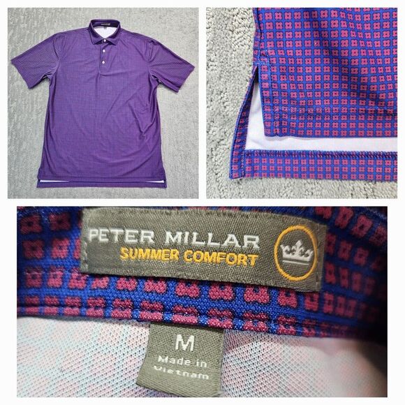 Peter Millar | Shirts | Peter Millar Summer Comfort Geometric Square ...